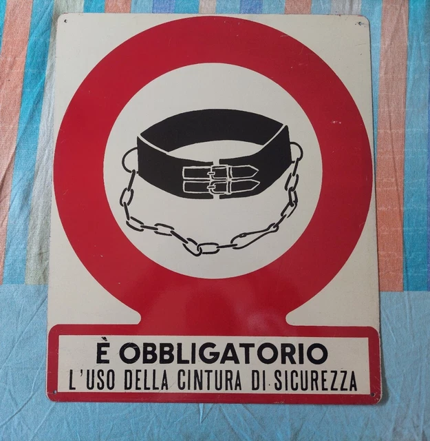 TARGA TABELLA CARTELLO vintage pericolo insegna Modernariato ...