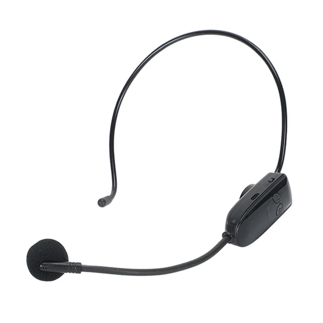 HIGH-QUALITY SOUND TRANSMISSION Wireless Headset Microphone with Long ...