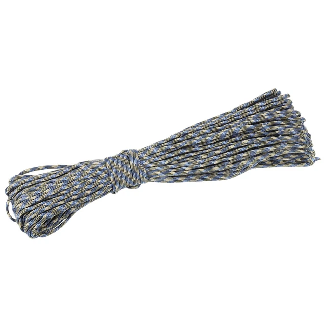 POLYPROPYLENE ROPE BRAID Cord 100ft/30M 0.2"(5mm) Dia Blue and Army ...