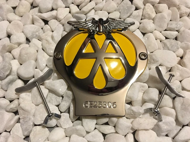 CLASSIC AA CAR Badge Serial Number With Fittings New £19.99 - PicClick UK
