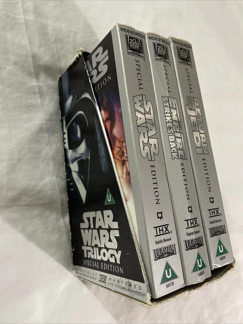 STAR WARS ORIGINAL Trilogy: SPECIAL EDITION Video/VHS 1997 Release - CG ...