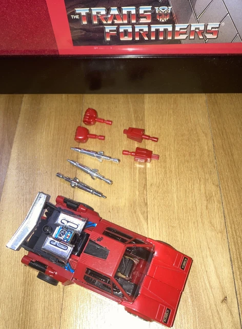 VINTAGE PRE G1 Transformer Red Sunstreaker Diaclone Original DK-1 ...
