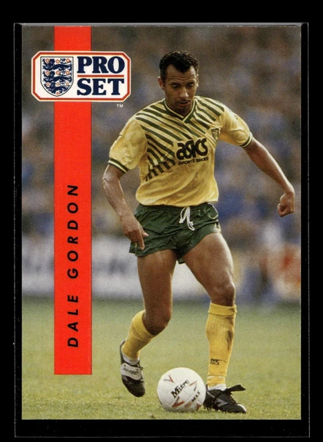 160 ~ DALE Gordon ~ 1990-91 Pro Set Angleterre ~ BASE ~NM~SOC EUR 1,26 ...