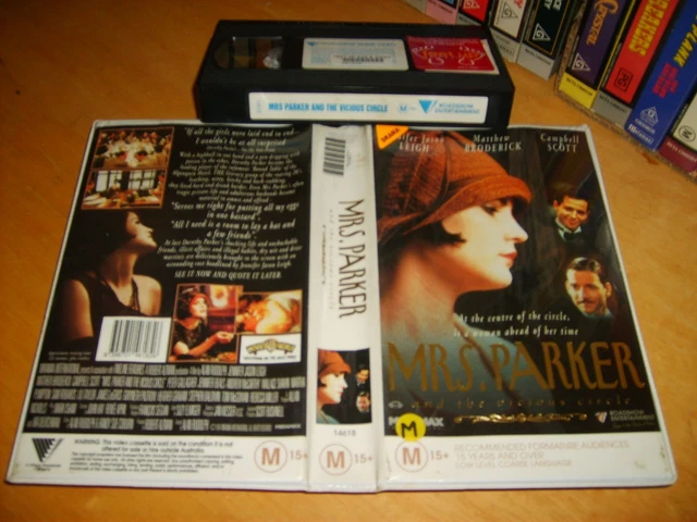 MRS. PARKER(1994) - RARE Australian 1st VHS Issue Roadshow Home Video ...