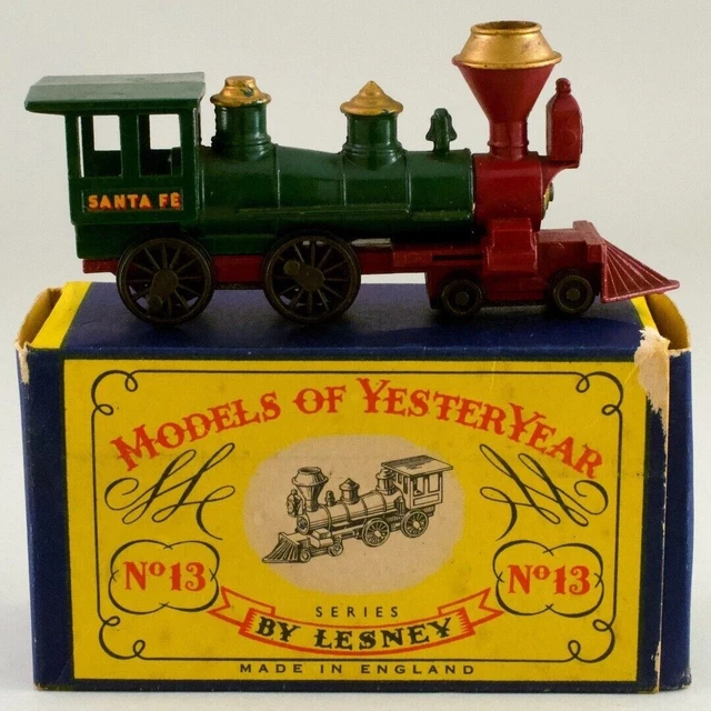 BRITISH MATCHBOX STEAM Locomotive Models Of Teryear Y-13 4-4-0 American ...