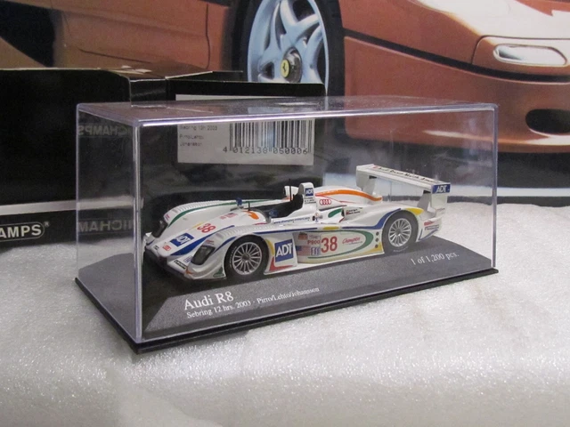 MINICHAMPS - AUDI R8 - Sebring 12Hr 2003 #38 - 1/43 Scale Model Car ...