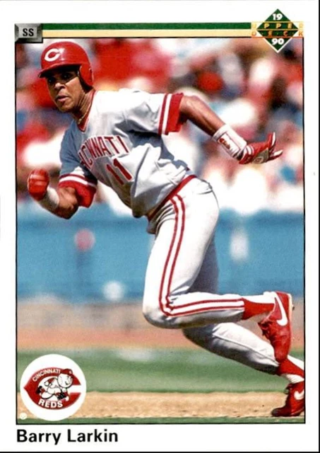 1990 BASEBALLKARTE OBERDECK Barry Larkin Cincinnati rot #167 EUR 2,79 ...