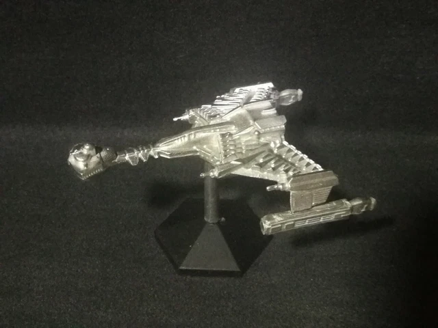 STAR TREK FASA Klingon Warbird Class Heavy Cruiser Original Pewter Oop ...