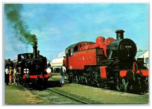 POSTCARD RAILWAY STEAM Locomotive LMS 2-6-2T Class 2MT No. 41241 at Shildon £2.00 - PicClick UK