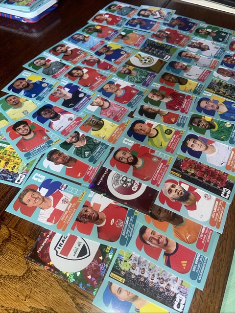 PANINI WORLD CUP 2026 Stickers Bundle X55 No Duplicates £7.11 - PicClick UK