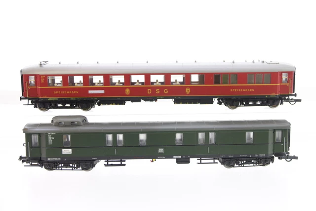 H0 FLEISCHMANN DSG Spiesewagen DB Gepäckwagen Personenwagen AC Konvolut /L155 EUR 25,50 ...