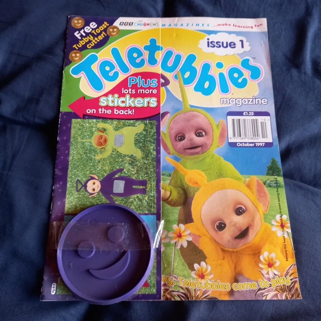 HIGHLY COLLECTABLE, 1997 Teletubbies Magazine With Gift, Issue 1 £130. ...