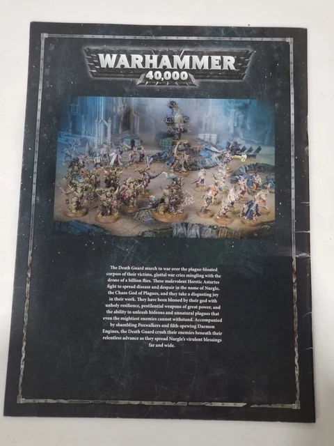 40K DARK IMPERIUM Death Guard Book - Warhammer Chaos Space Marines ...