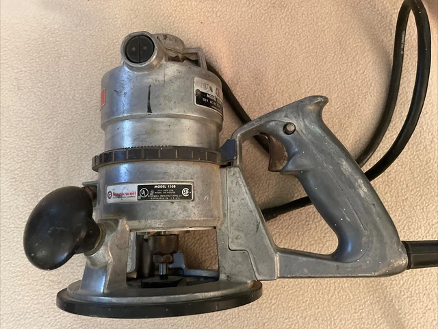 VINTAGE ROCKWELL / Porter Cable #150B D-Handle Router #150M Motor Box ...