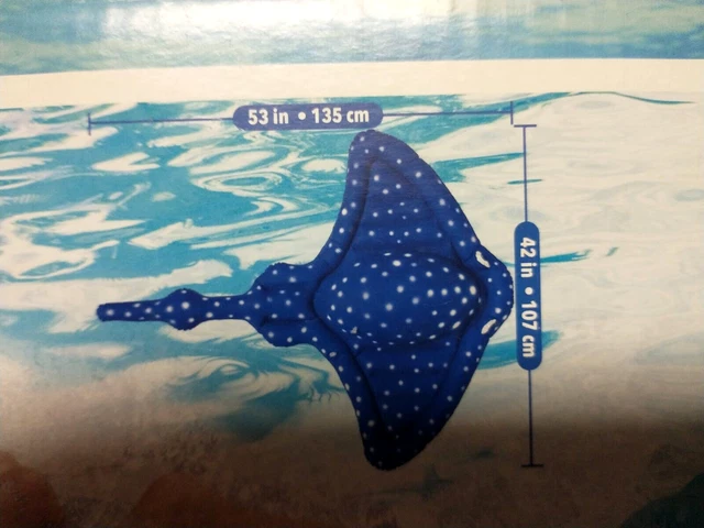 DISNEY PIXAR FINDING Dory Inflatable Ride On Mr Ray NIB Pool Float Toy ...