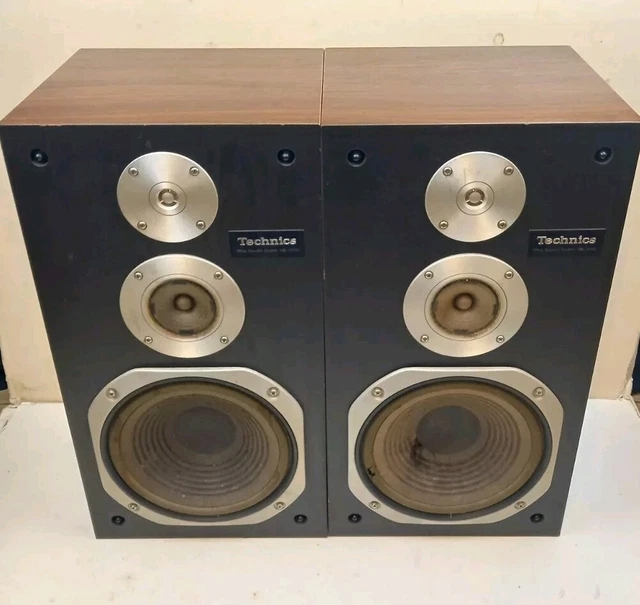 TECHNICS SB3030 SPEAKERS PAIR WORKING Vintage HiFi 1970s Wood 3-Way EUR ...