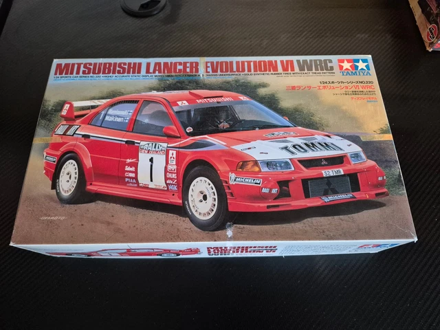 TAMIYA 1:24TH SCALE Mitsubishi Lancer Evolution V1 WRC Kit Sealed Bags ...