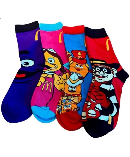 2025 MCDONALD'S MCHAPPY Day Socks - Complete Set of 4 (from Canada) $24 ...