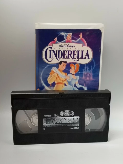 RARE WALT DISNEY Masterpiece Collection Cinderella 1995 VHS #5265 ...