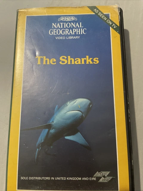 THE SHARKS NATIONAL GEOGRAPHIC VIDEO LIBRARY 1988 VHS , Any Defaults In ...