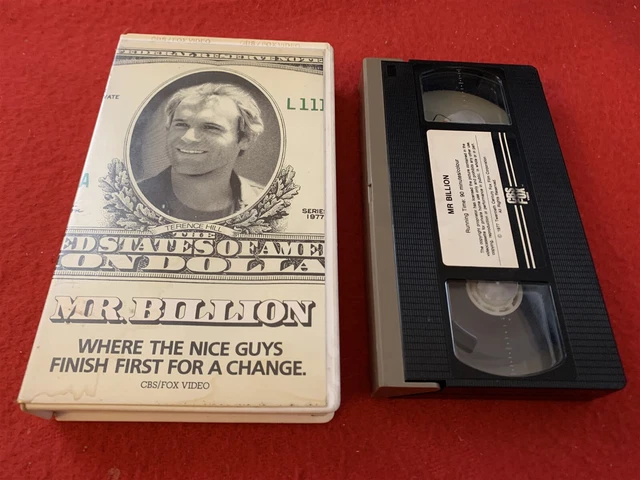 MR BILLION RARE Cbs Fox Pre-Cert Vhs Video Vintage Tested Terence Hill ...