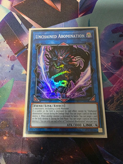 UNCHAINED ABOMINATION - OP22-EN006 - Super Rare $3.99 - PicClick AU