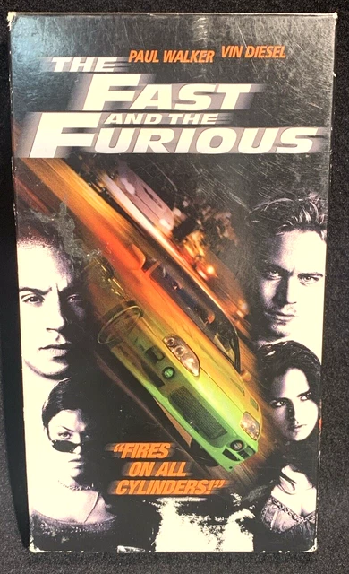 THE FAST AND the Furious VHS Tape Movie 2001 Paul Walker, Vin Diesel ...