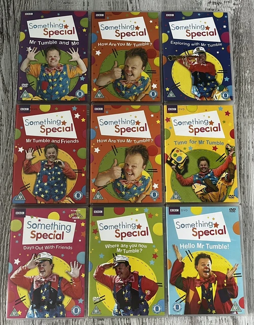 9 X SOMETHING Special DVDs / Mr Tumble (Justin Fletcher) BBC cbeebies £ ...