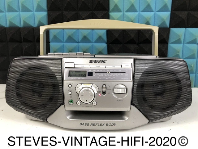 SONY CFD-V37L BASS Reflex Body LW/MW/FM Radio, Cassette, CD Player, L ...