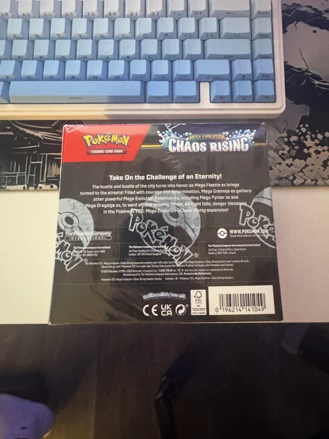 POKÉMON TCG MEGA Evolution Chaos Rising Booster Display Box (36 Packs ...