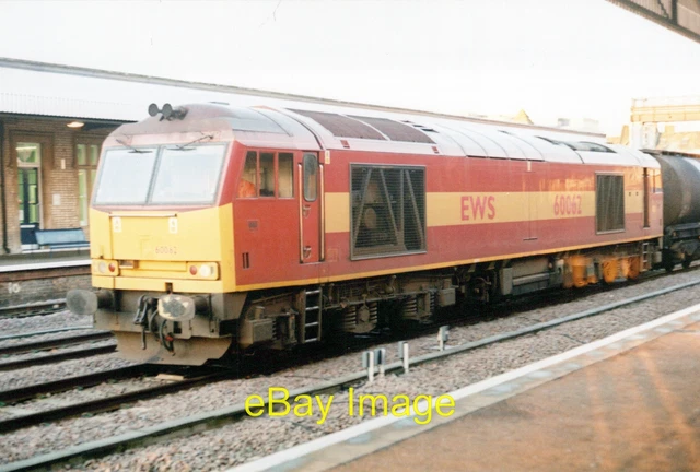 RAILWAY PHOTO 12X8 Class 60 60062 EWS Oil Train Lincoln Central 10/12 ...