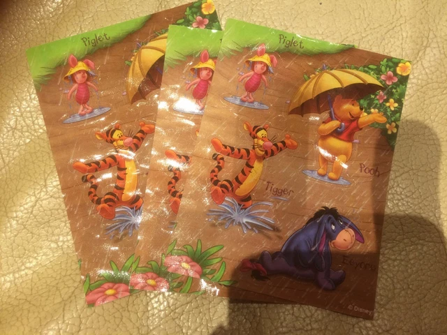 VINTAGE RARE COLLECTIBLE Disney Winnie The Pooh Stickers EUR 5,91 ...