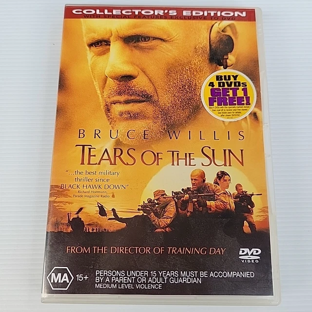 TEARS OF THE Sun (DVD, 2003) Bruce Willis Movie Region 4 Very Good ...