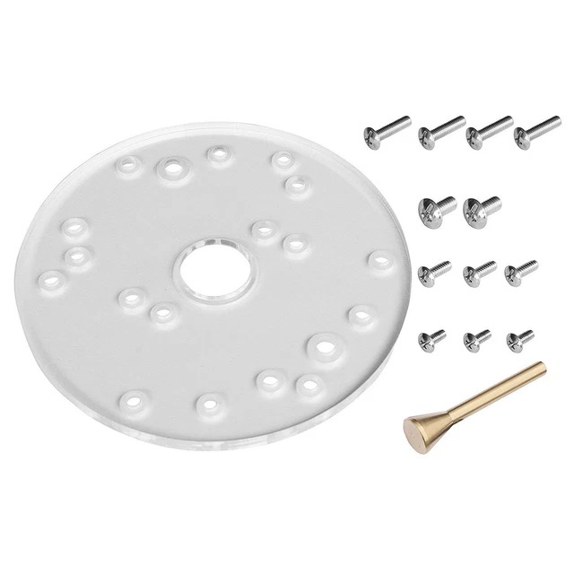 FREUD FT2000E ROUTER Acrylic Base Plate With Centering Pin Screws £23. ...