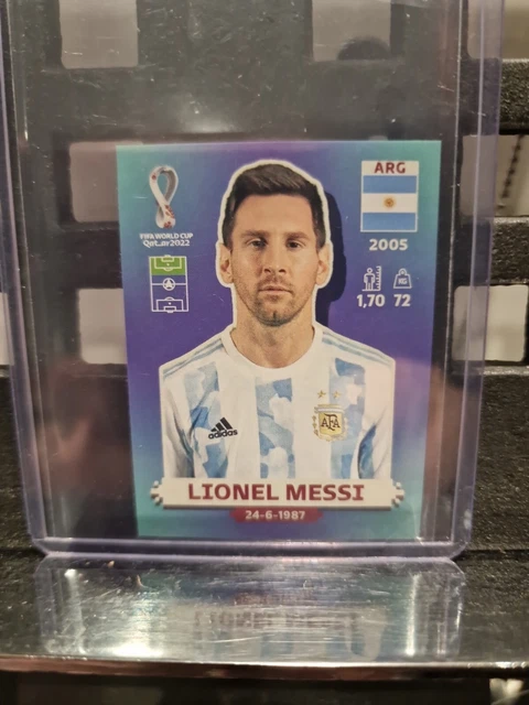 PANINI WORLD CUP 2022 sticker - LIONEL MESSI £4.70 - PicClick UK