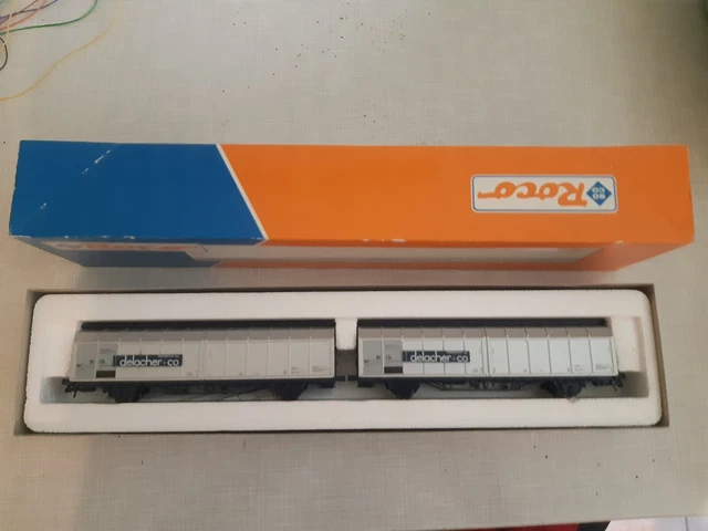 ROCO SPUR H0 44019 Güterwagen Schiebewandwagen der ÖBB in OVP EUR 44,00 ...