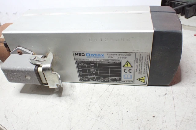 HSD ROTAX BIESSE AT/MT High Speed Spindle Motor 12000rpm 0.65kW -- AT ...