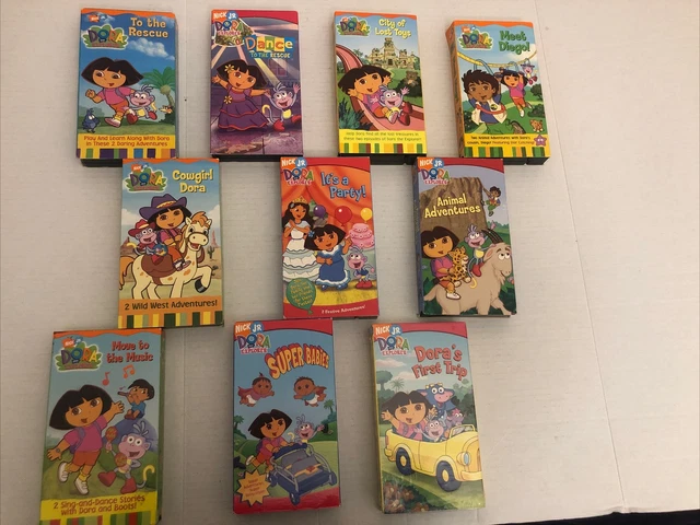 DORA THE EXPLORER VHS Tapes Set Of 10 (see description for titles ...