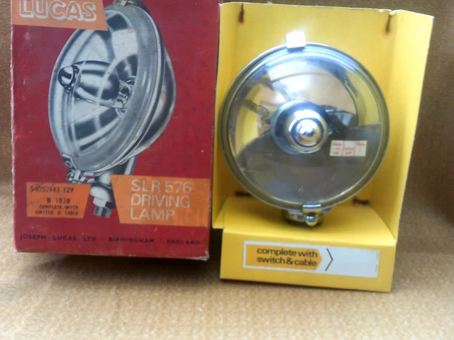 NEW GENUINE LUCAS Slr 576 Spot Lamp Bmc Mini Cooper Austin Healey Mg ...