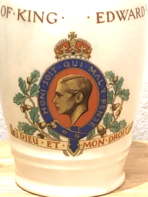 VINTAGE COMMEMORATIVE 1937 King Edward Viii Coronation J & G Meakin Cup ...