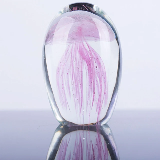 AQUARIUM NIGHT LIGHT Hanging Jellyfish Decorations Crystal Ball Lamp £ ...