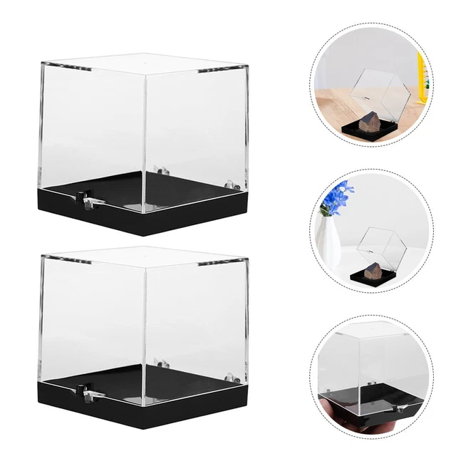 2 PCS SPECIMEN Display Case Rock Organizer Box Storage for Rocks $17.65 ...