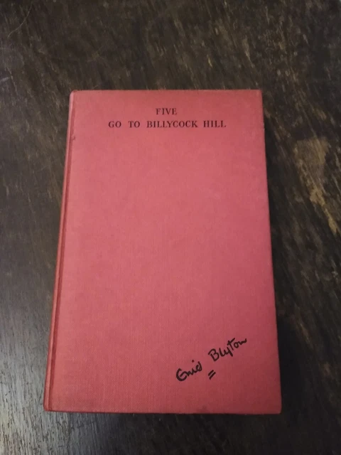 VINTAGE ENID BLYTON Five Go To Billycock Hill 1957 first edition ...