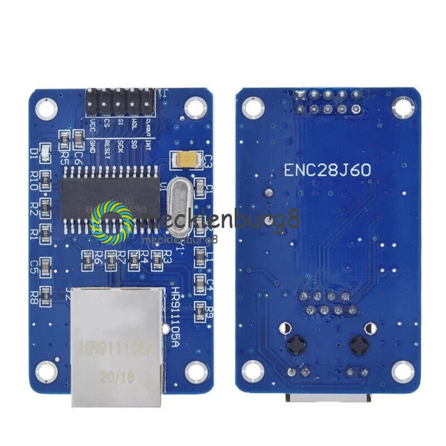 NEW ENC28J60 ETHERNET LAN / Network Module For 51 AVR STM32 LPC New EUR 4,74 - PicClick DE