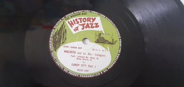 SHELLAC 78 GIRI 10" History of jazz Howard McGee And His Afro Cuboppers ...