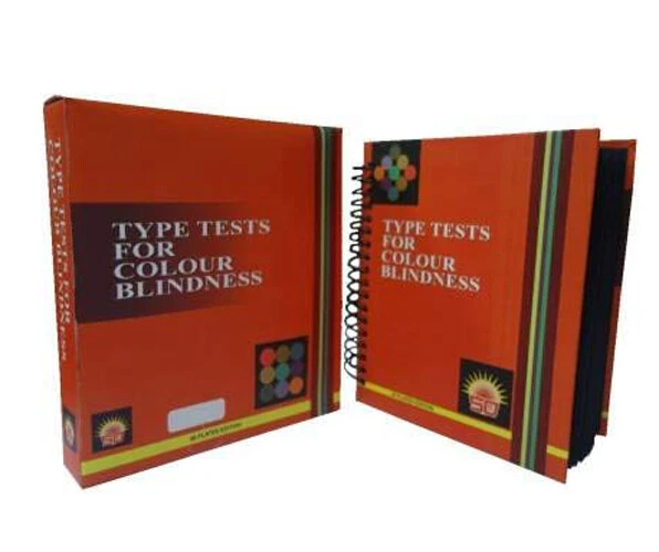 ISHIHARA TEST CHART Book For Color Deficiency With 38 Plates And Manual ishihara-test-chart-book-for-color-deficiency-with-38-plates-and-manual