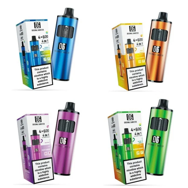 ORIGINAL GANGSTER OG 2400 | 4 In 1 | Disposable Pod Device Kit | 20Mg ...