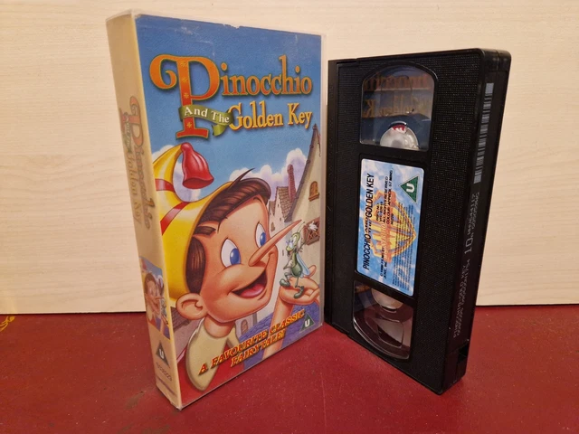 PINOCCHIO AND THE Golden Key - Animated - PAL VHS Video Tape (A42) £9. ...
