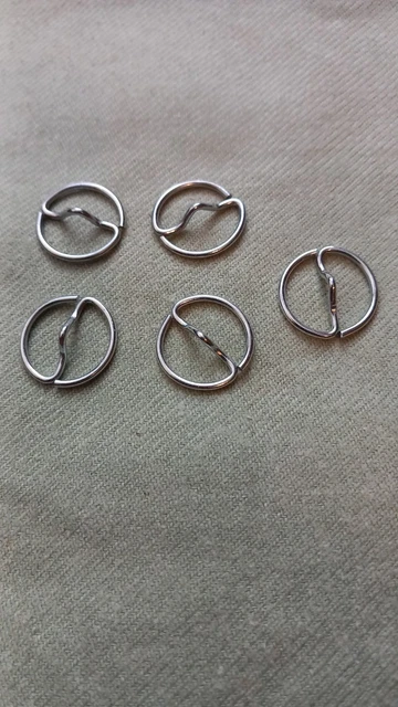 GERMAN WW2 TUNIC, Uniform, Button retainers, 'S' rings £5.45 - PicClick UK