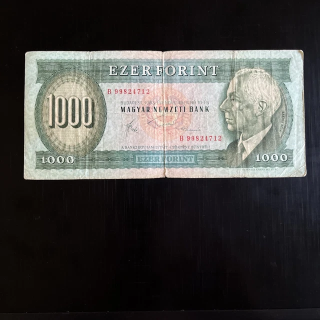 1000 FORINT UNGARN Banknote Geldschein Geld Magyar Nemzeti Bank Ezer Forint EUR 5,95 - PicClick DE